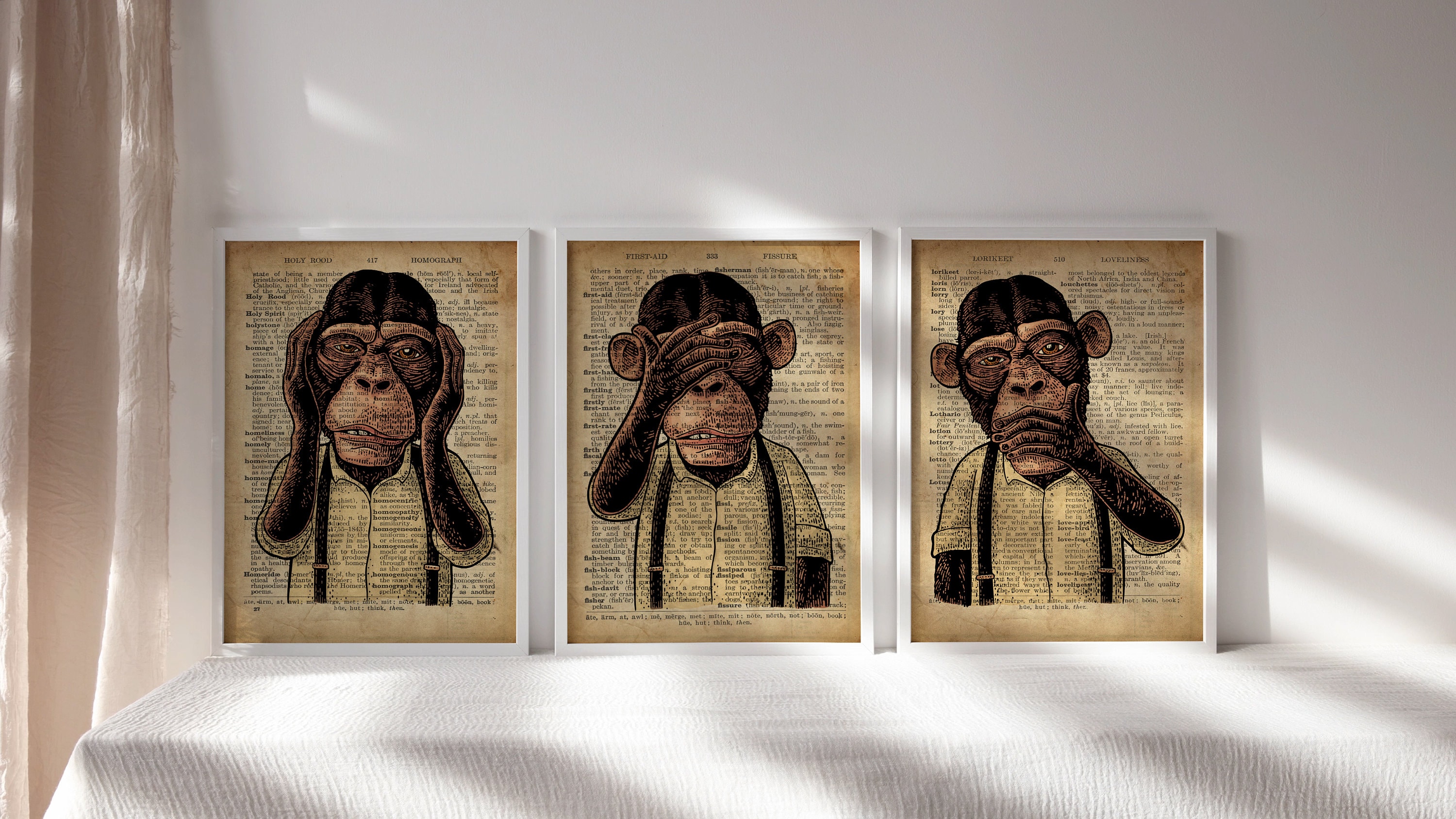 Evil Monkeys Drawings