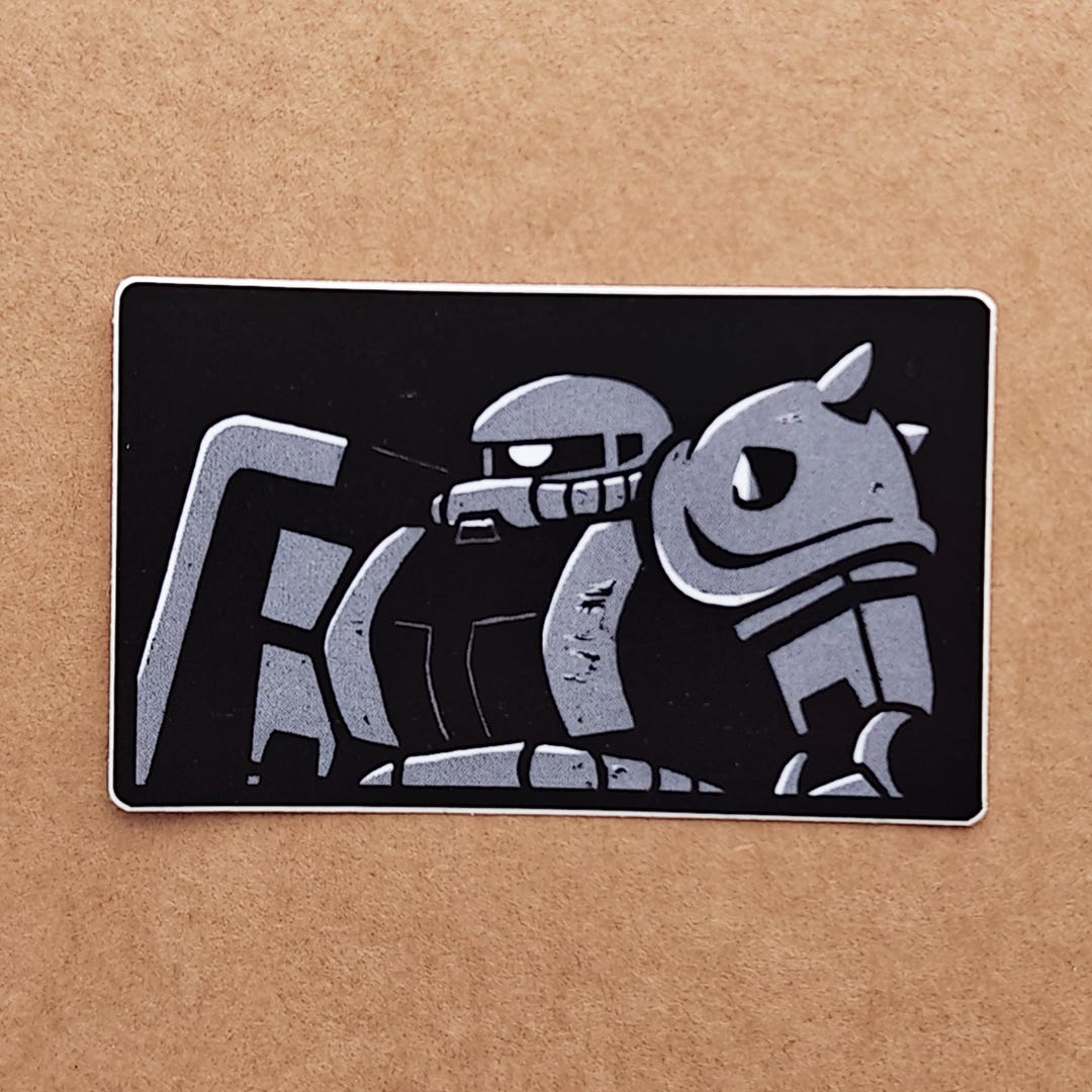 Gundam Sticker Zaku: Mobile Suit Gundam, MSG, Anime Mecha, Die-cut ...