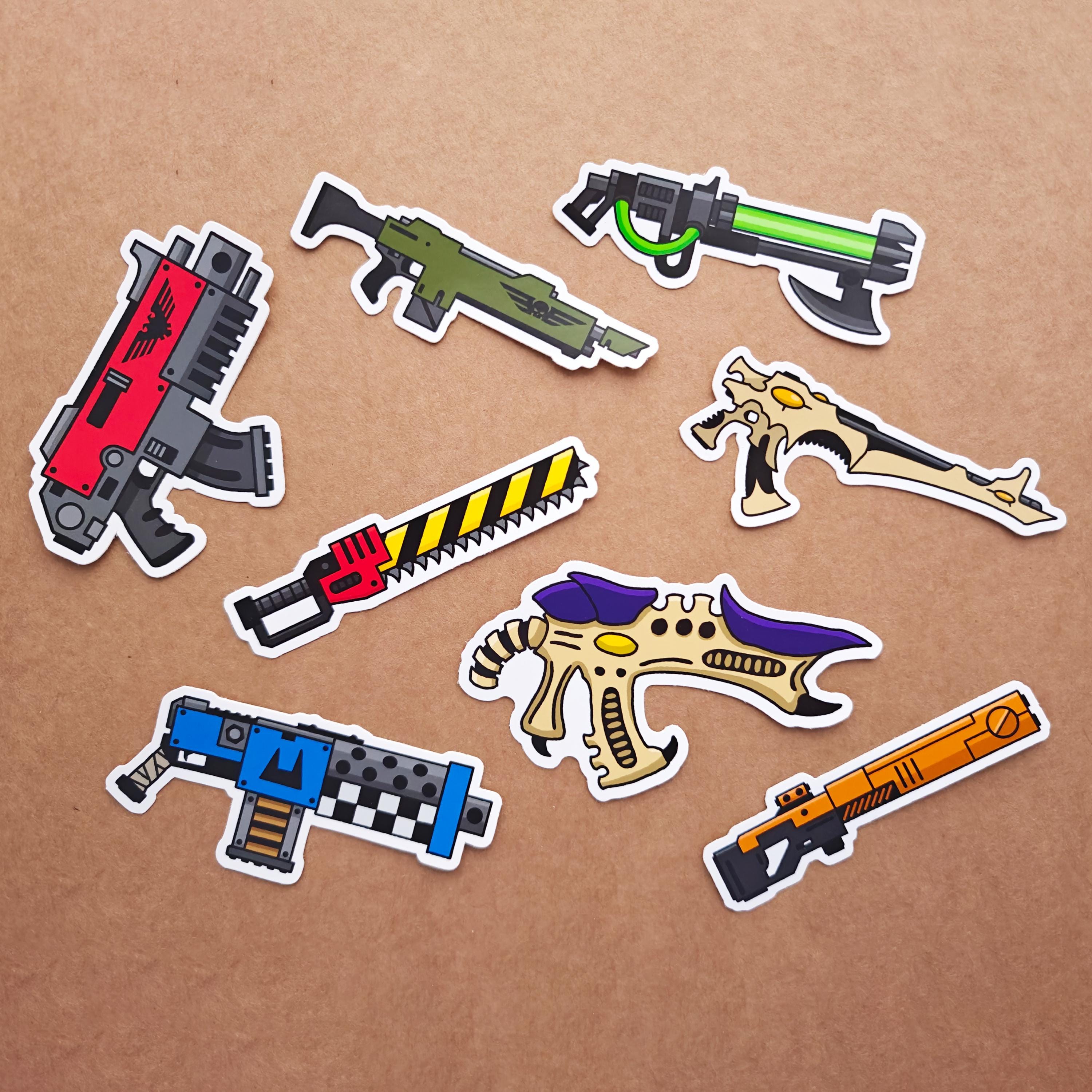 Necron Gauss Flayer Sticker, Warhammer 40K, 40000, Necrontyr, Die-cut ...