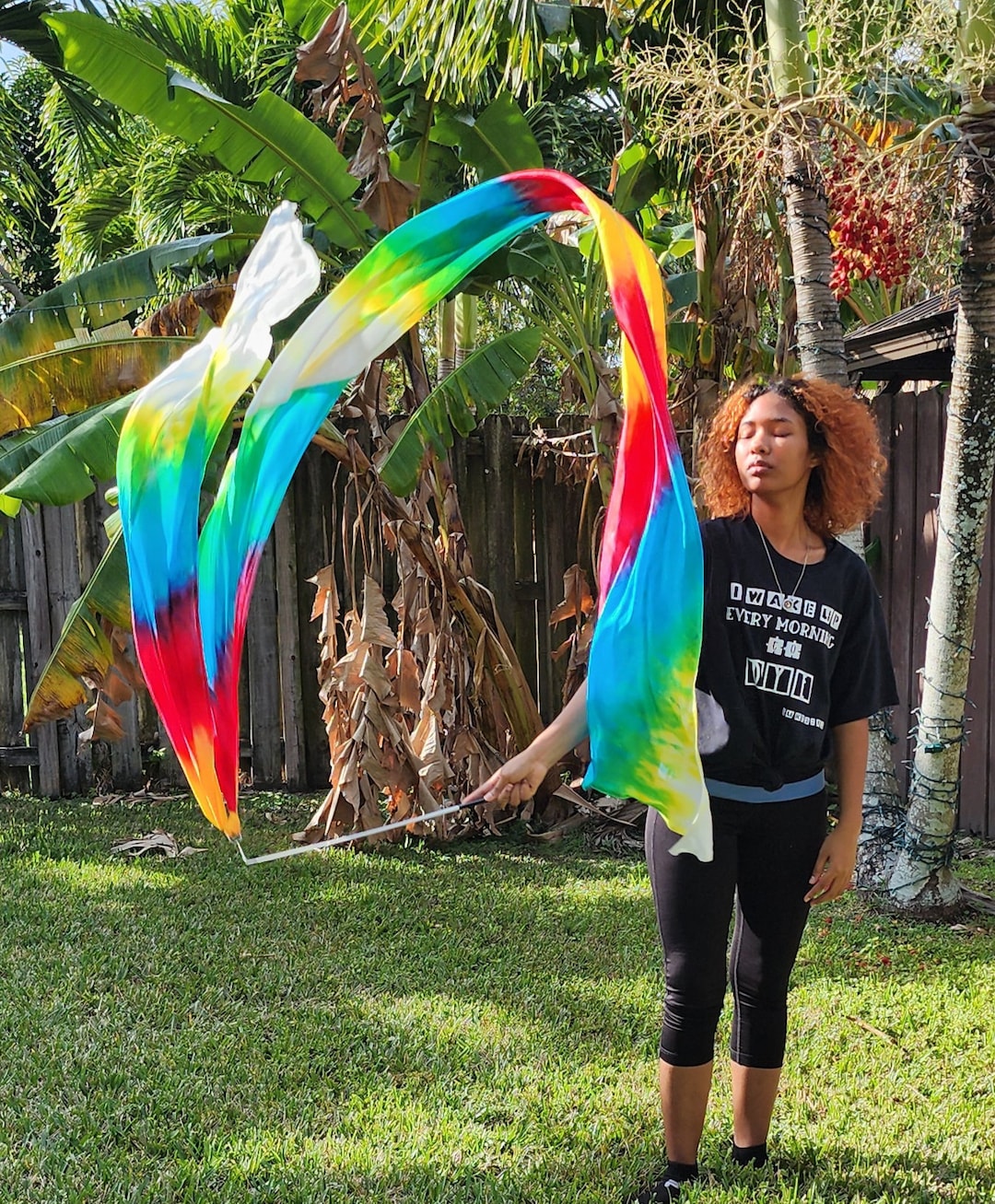 New Beautiful ADJUSTABLE Large Silk Tie Dyed Streamer - Etsy