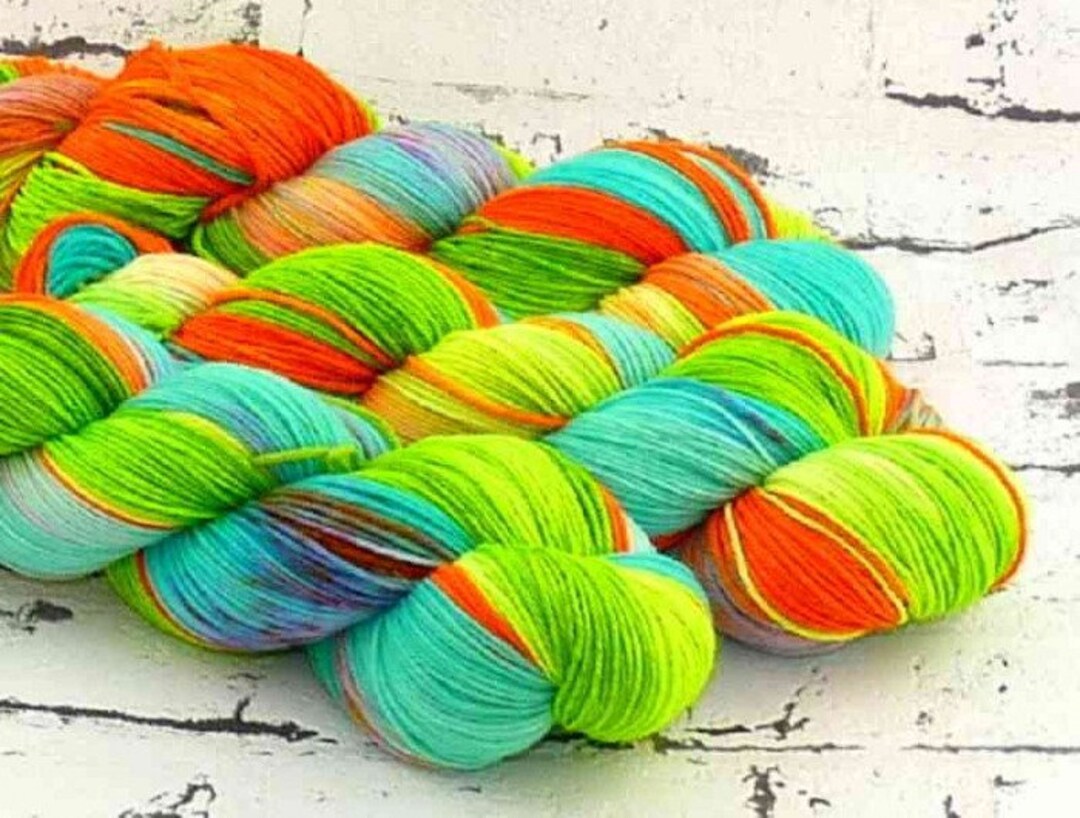 Confusing Gradient the Long Color Sale Made From Hand-dyed Wool sunburn ...