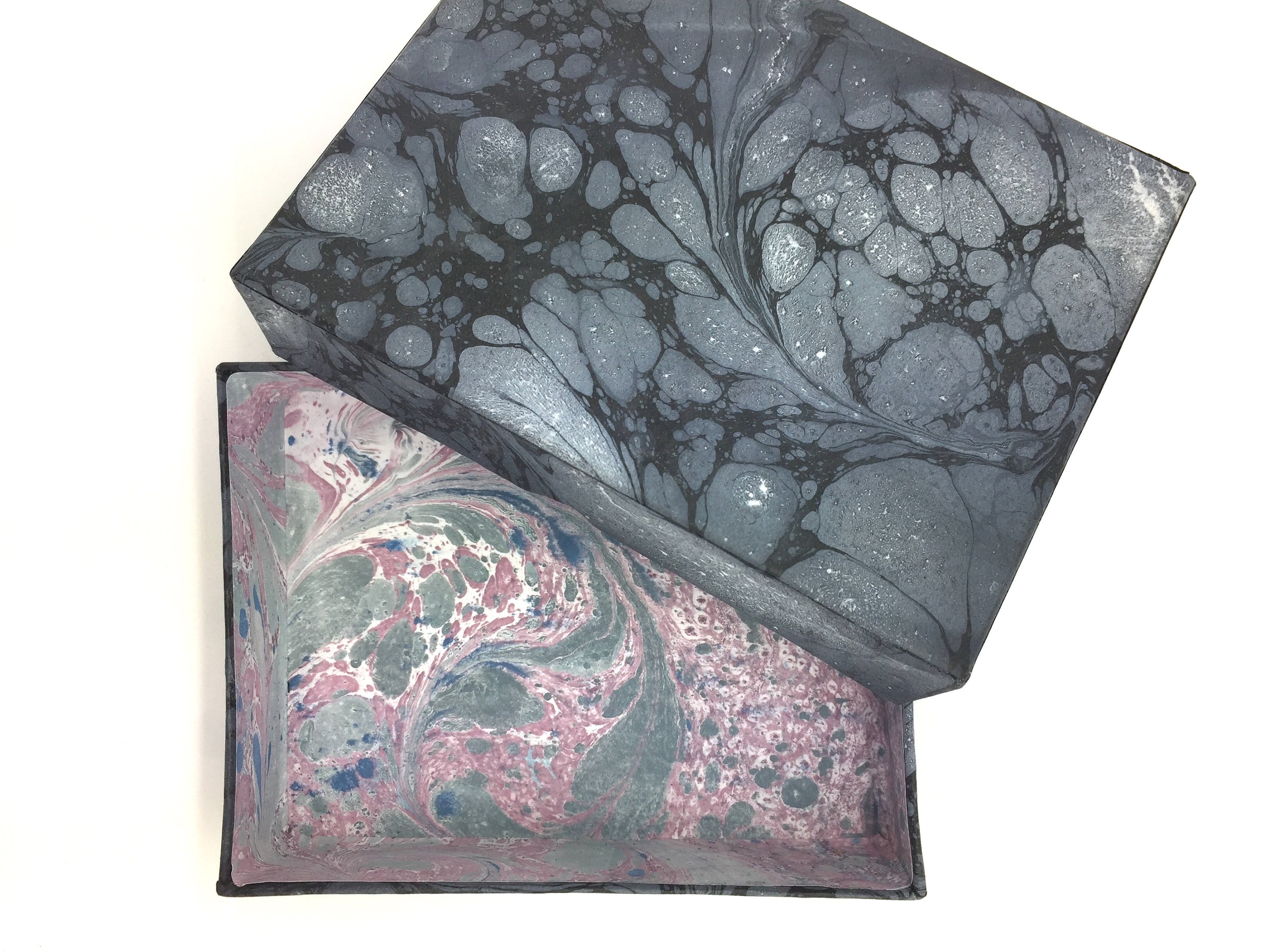 Night Sky Hand Marbled Paper Box - Etsy Australia