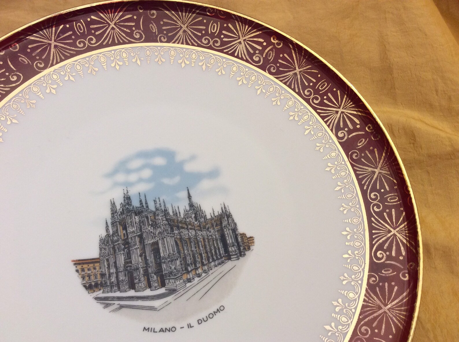 Milan Cathedral Bavaria Dish / Milan Cathedral Souvenir Plate - Etsy