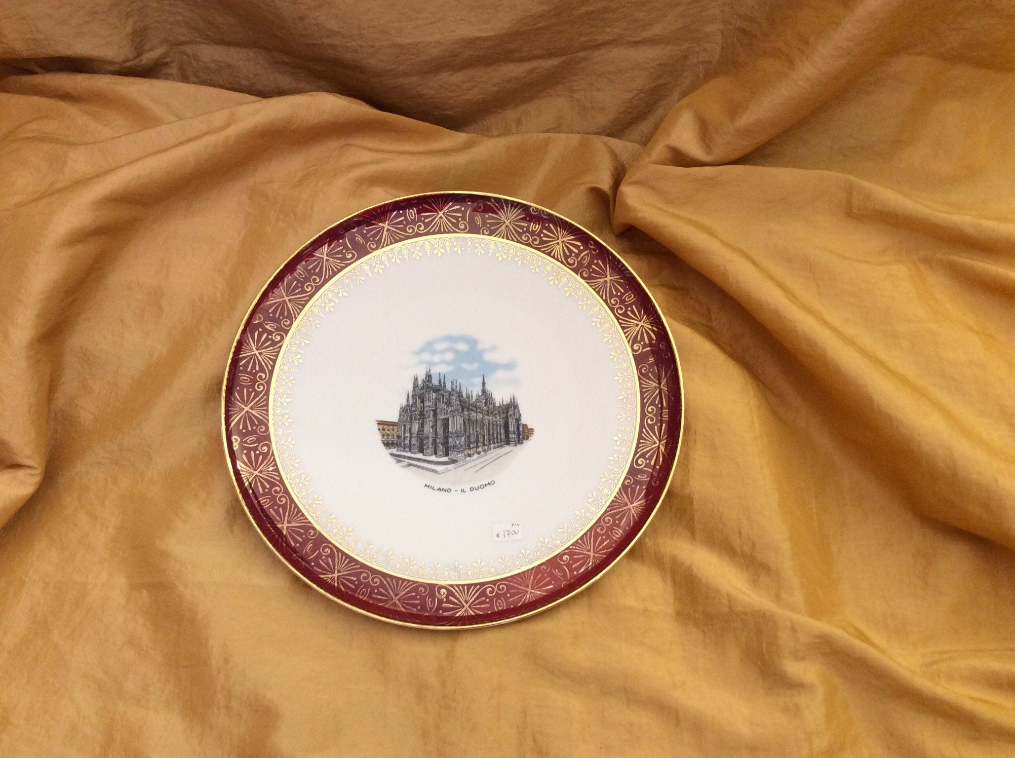 Milan Cathedral Bavaria Dish / Milan Cathedral Souvenir Plate - Etsy UK