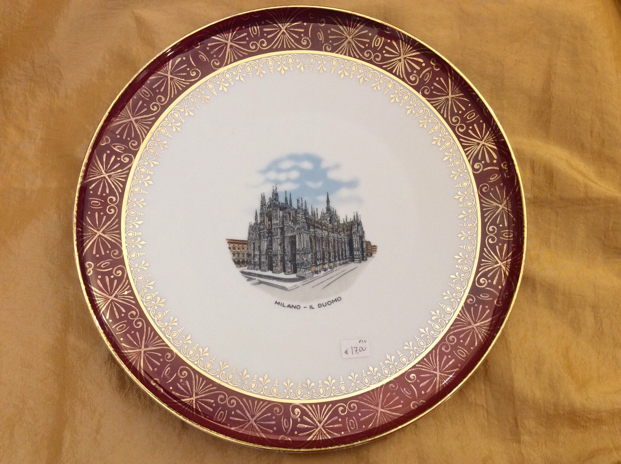 Milan Cathedral Bavaria Dish / Milan Cathedral Souvenir Plate - Etsy UK