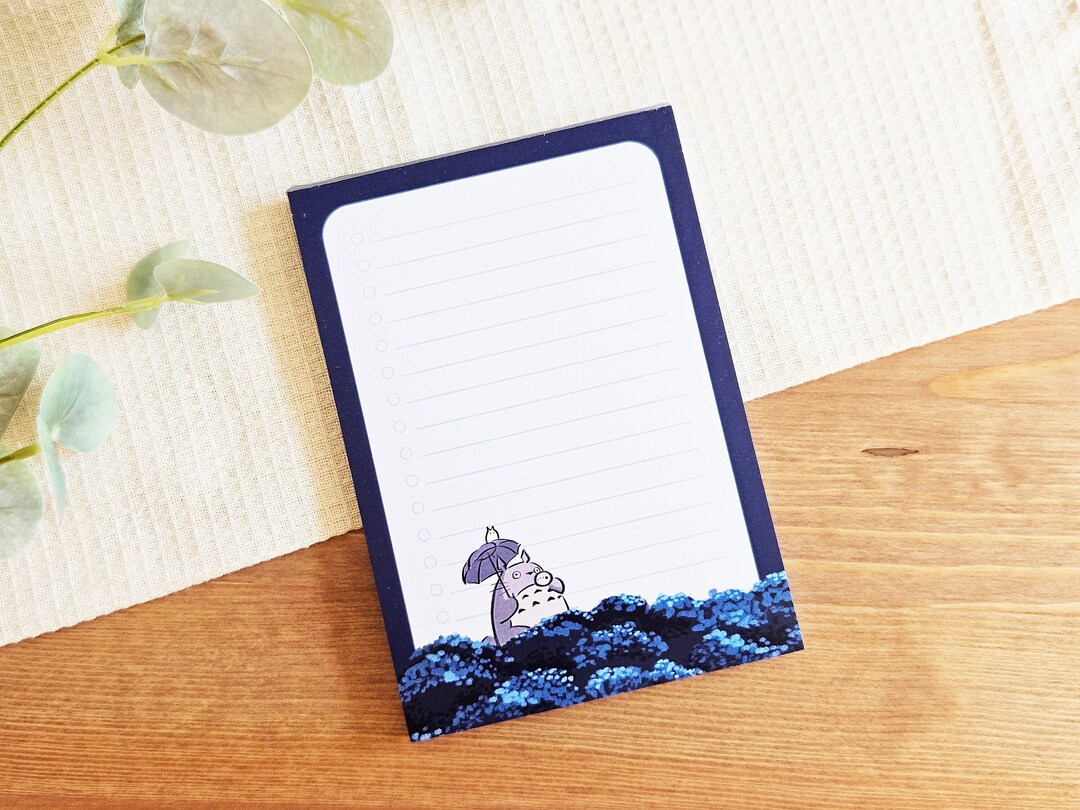 Notepads Anime Stationery Desk Accessories Anime Inspired Kawaii ...