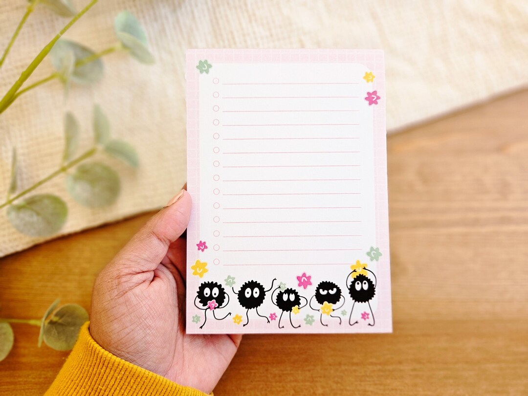 Anime-themed Notepads Stationery Desk Accessories Kawaii Notepad Cute ...