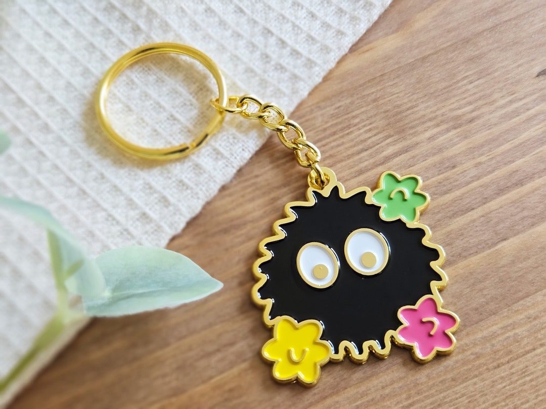 CLEARANCE SALE Enamel Keychain Cute Anime Keychain Enamel Keyrings ...