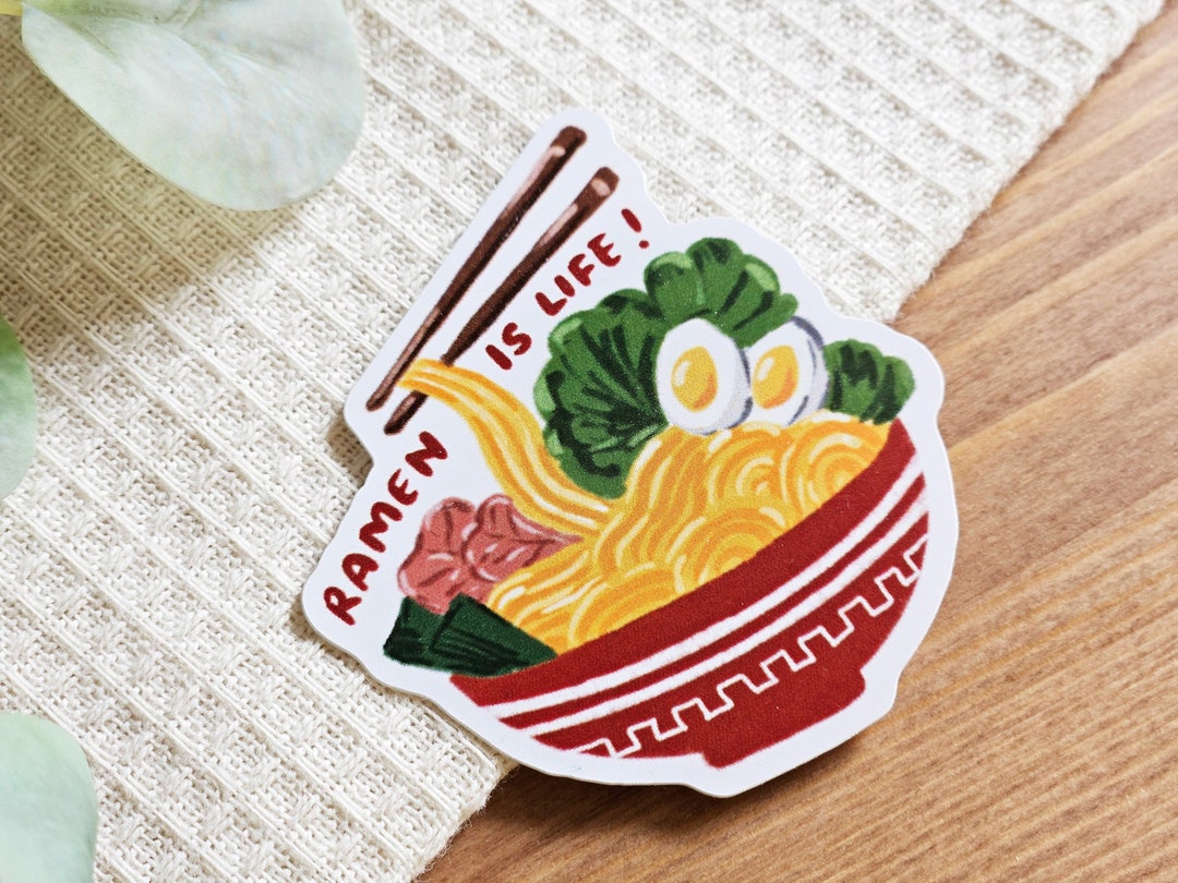 Ramen Stickers Japan Stickers Kawaii Japanese Sticker Anime Food ...