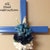 STEEL Infant Cross With Bear Figures// Infant Grave Marker// Baby Cross ...