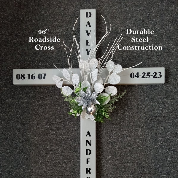 Roadside Memorial Cross - Etsy
