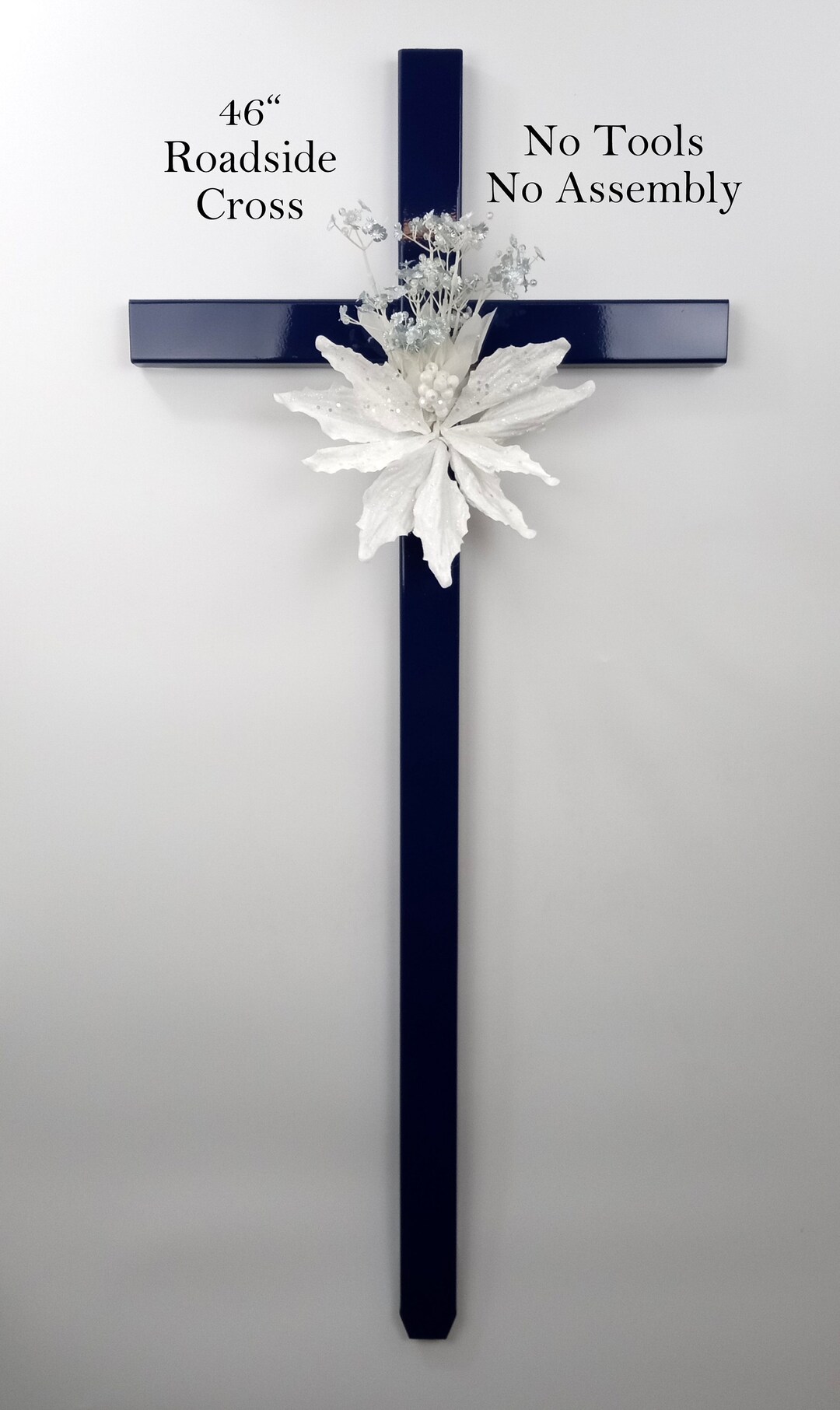 STEEL Personalized Roadside Cross//roadside Memorial Cross//roadside ...