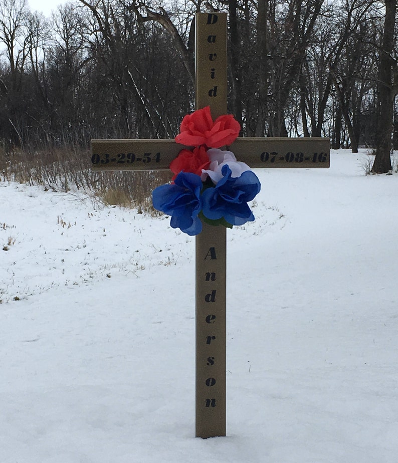 STEEL Personalized Roadside Memorial// - Etsy