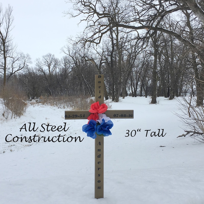 Roadside Memorial Cross - Etsy