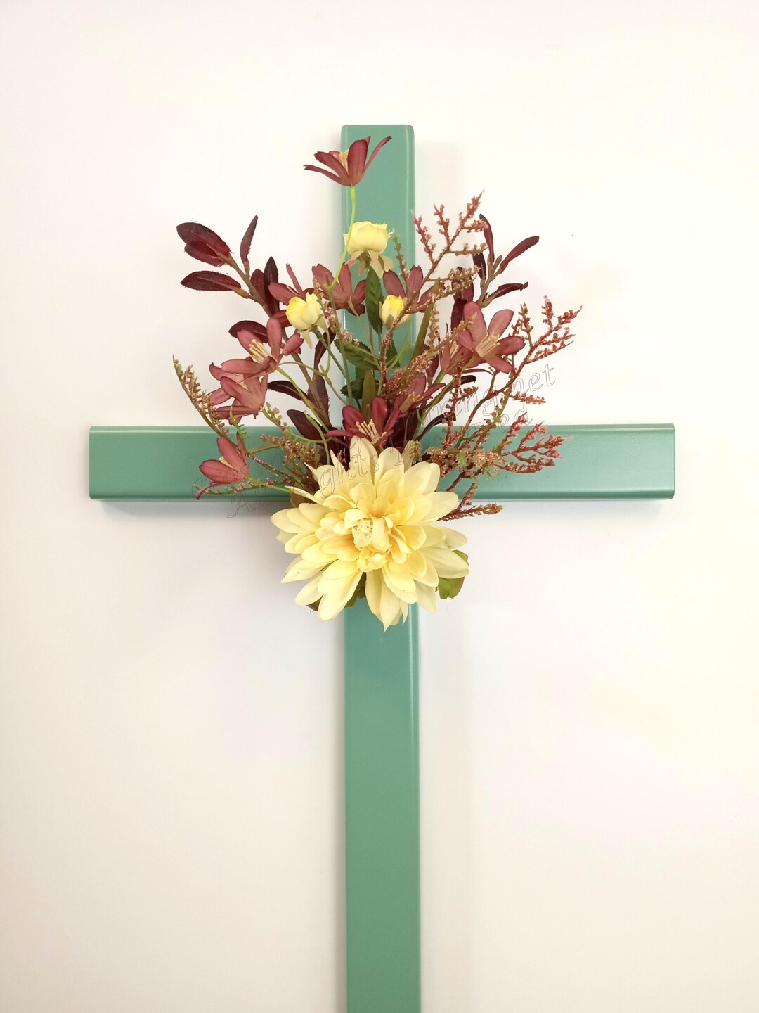 Memorial Cross Stake DISPLAY MODEL// Cemetery Cross//grave Site Cross ...
