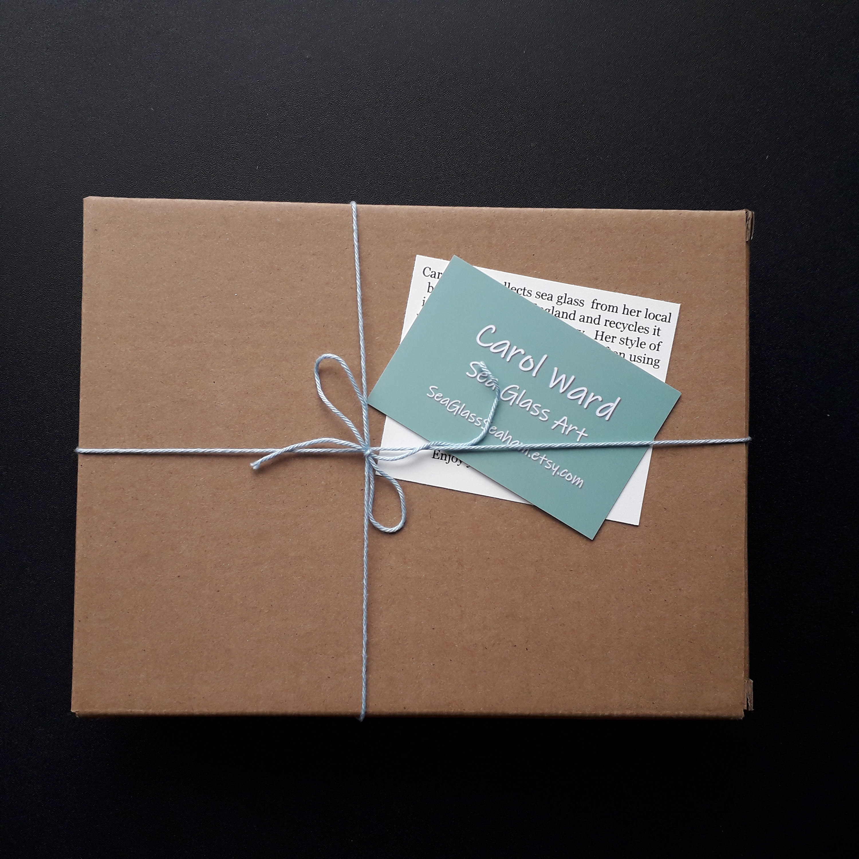 Robin Sea Glass & Pebble Art 5 X 5 Inches Framed Beach Glass - Etsy