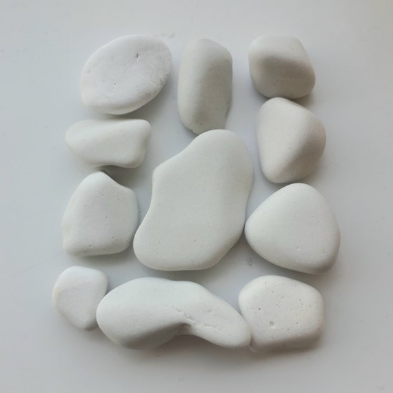 White Beach Pottery From Seaham Beach Finds UK Zen Garden | Etsy