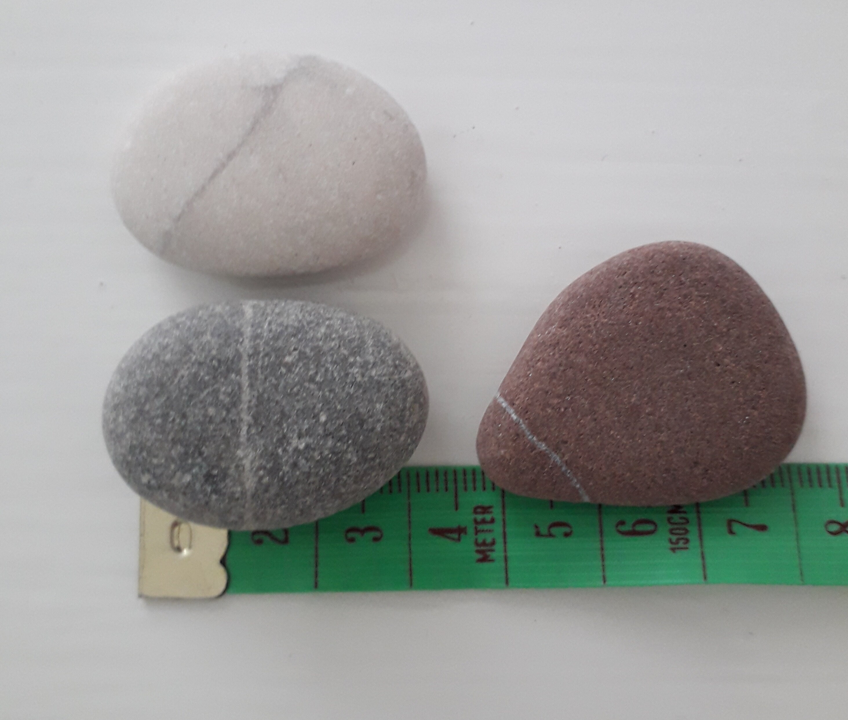 Seaham Striped Beach Pebbles, Natural Wish Stones, Jewellery Craft ...