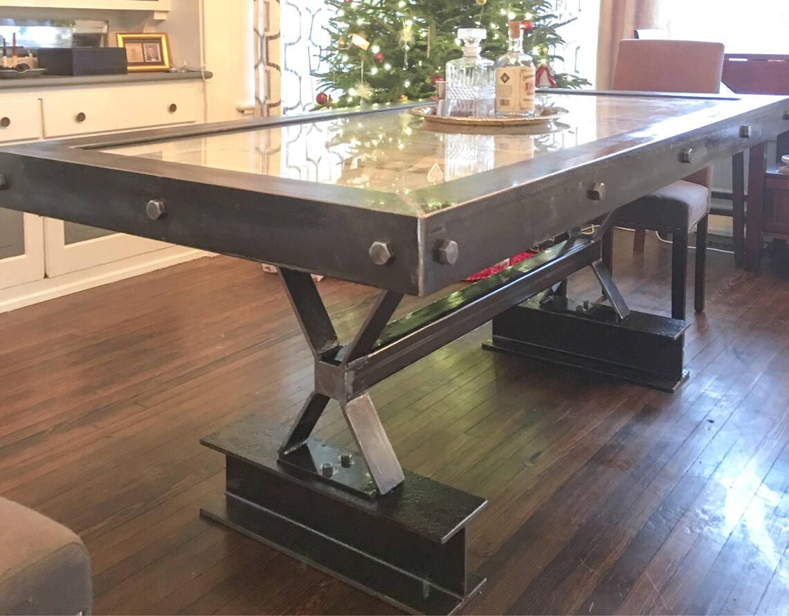 Industrial Farm Table - Etsy Ireland