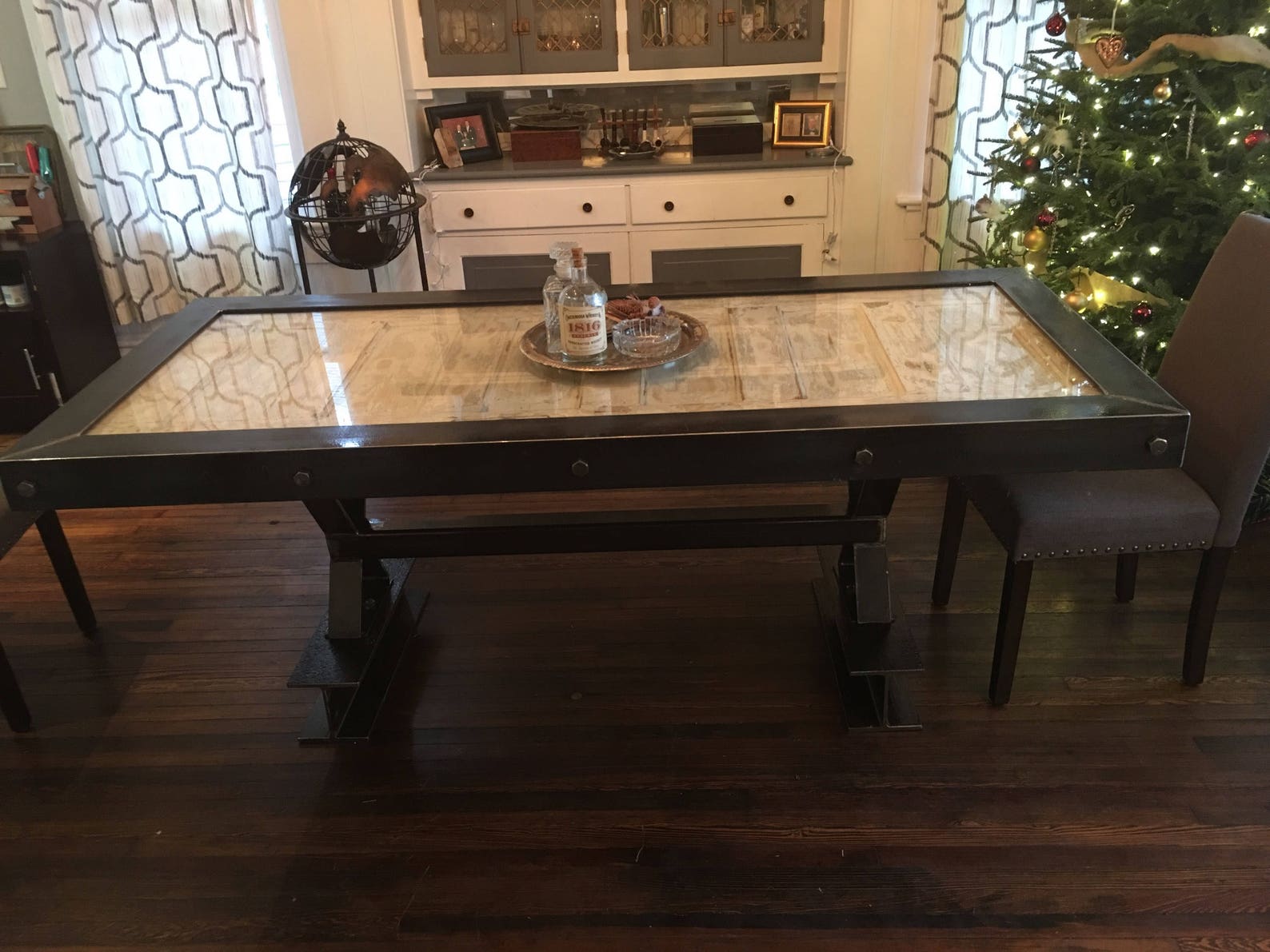 Industrial Farm Table - Etsy Ireland