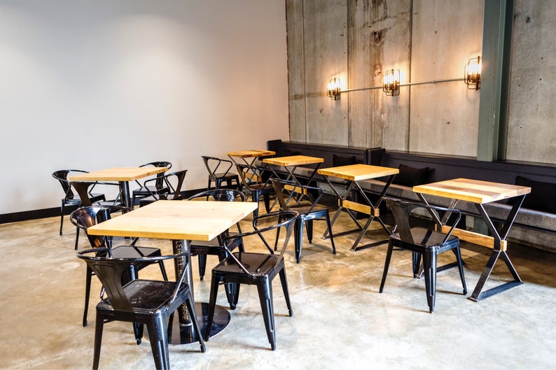 Industrial Restaurant Community Table - Etsy