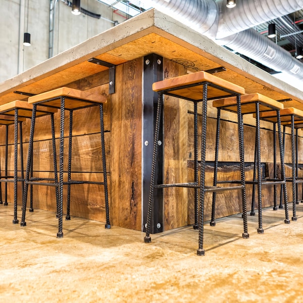 Reclaimed Wood Bar - Etsy