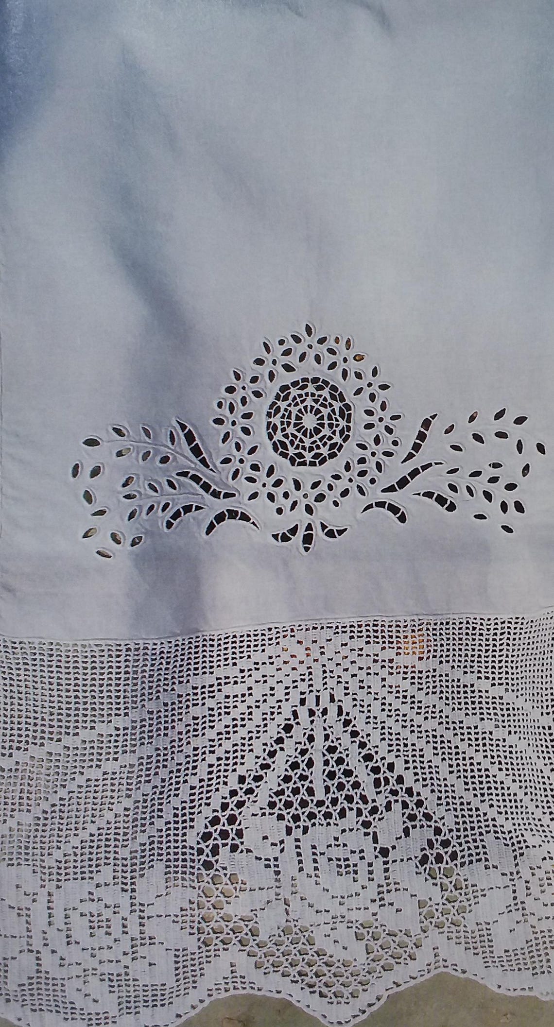 Greek Cutwork & Filet Crochet Curtain Pattern - Digital PDF ...