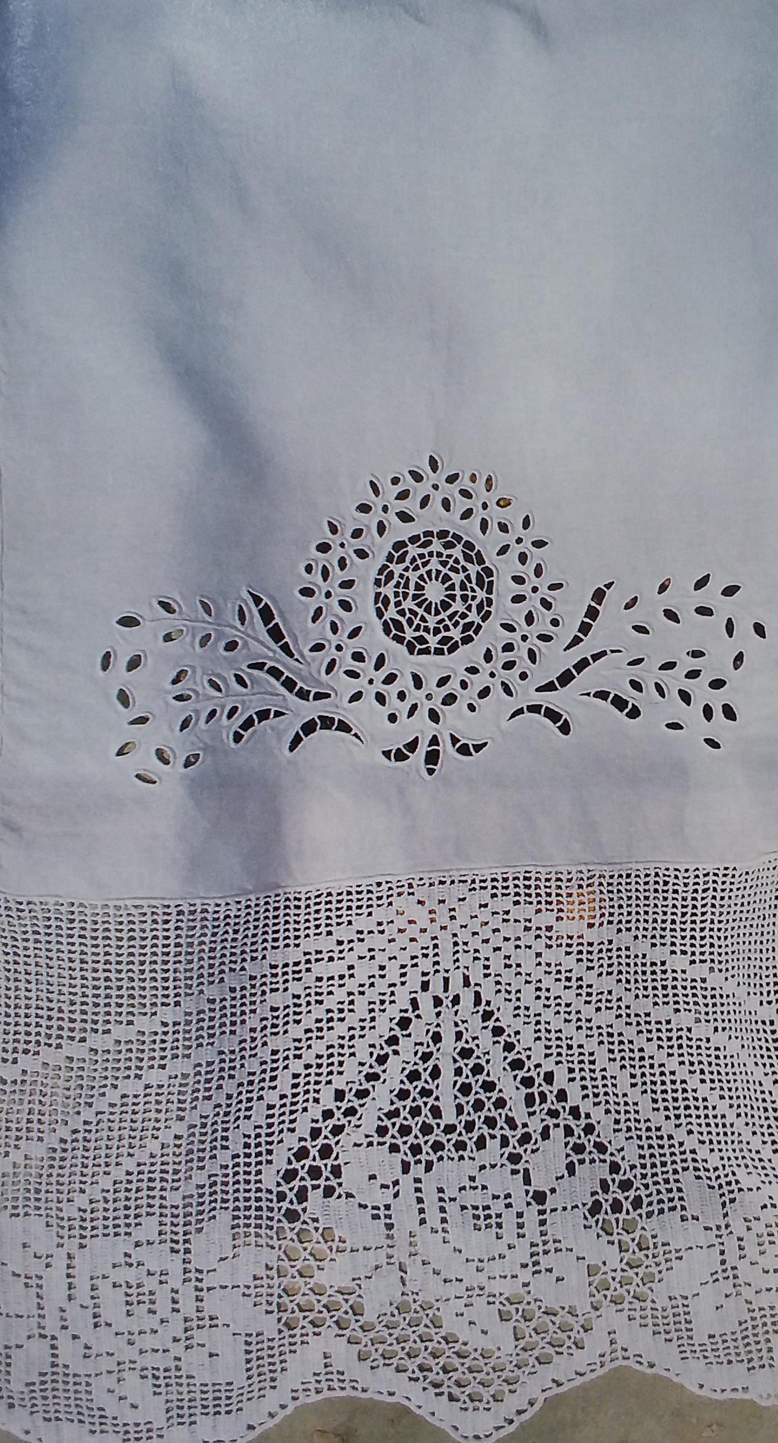 Greek Cutwork & Filet Crochet Curtain Pattern - Digital PDF ...