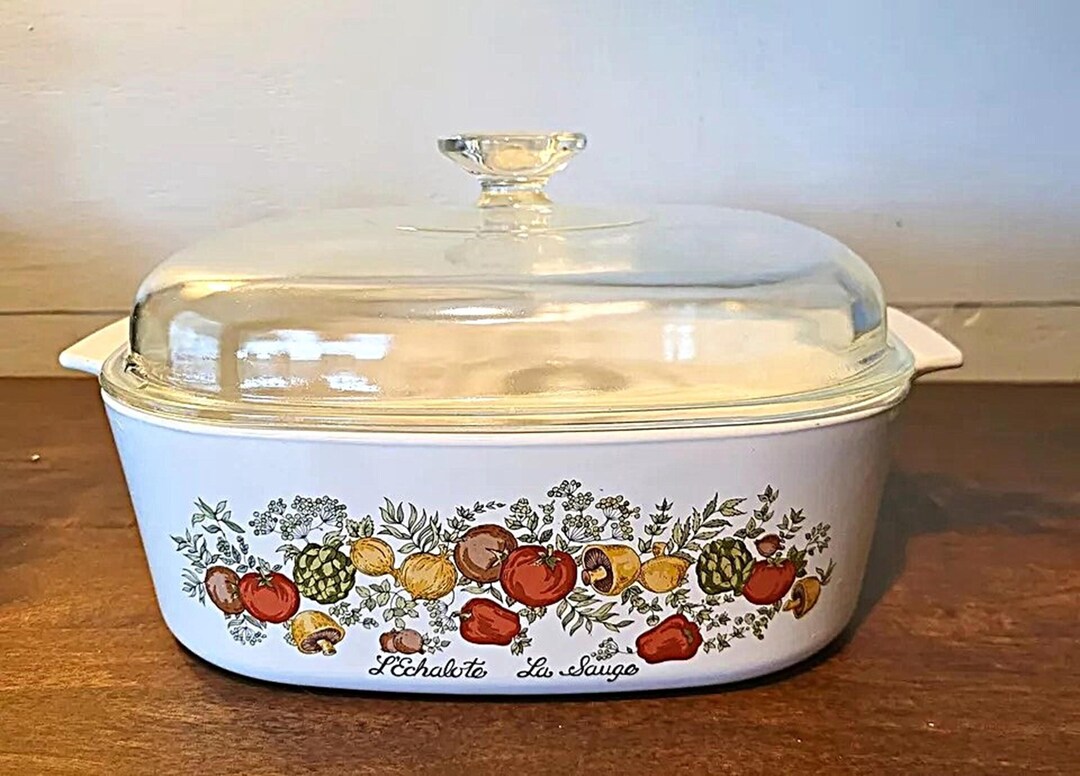 Rare Vintage Corning Ware Spice of Life. 4 QT. Casserole Dish - Etsy