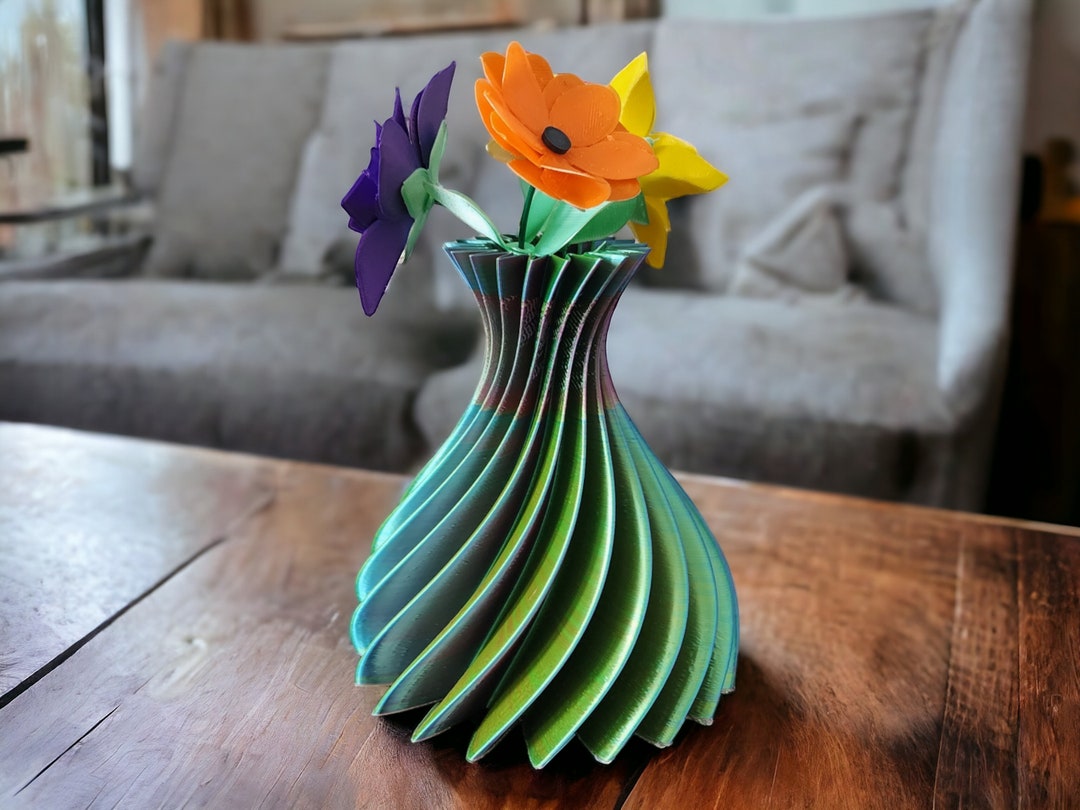 3d-printed Paper Like Vase - Etsy