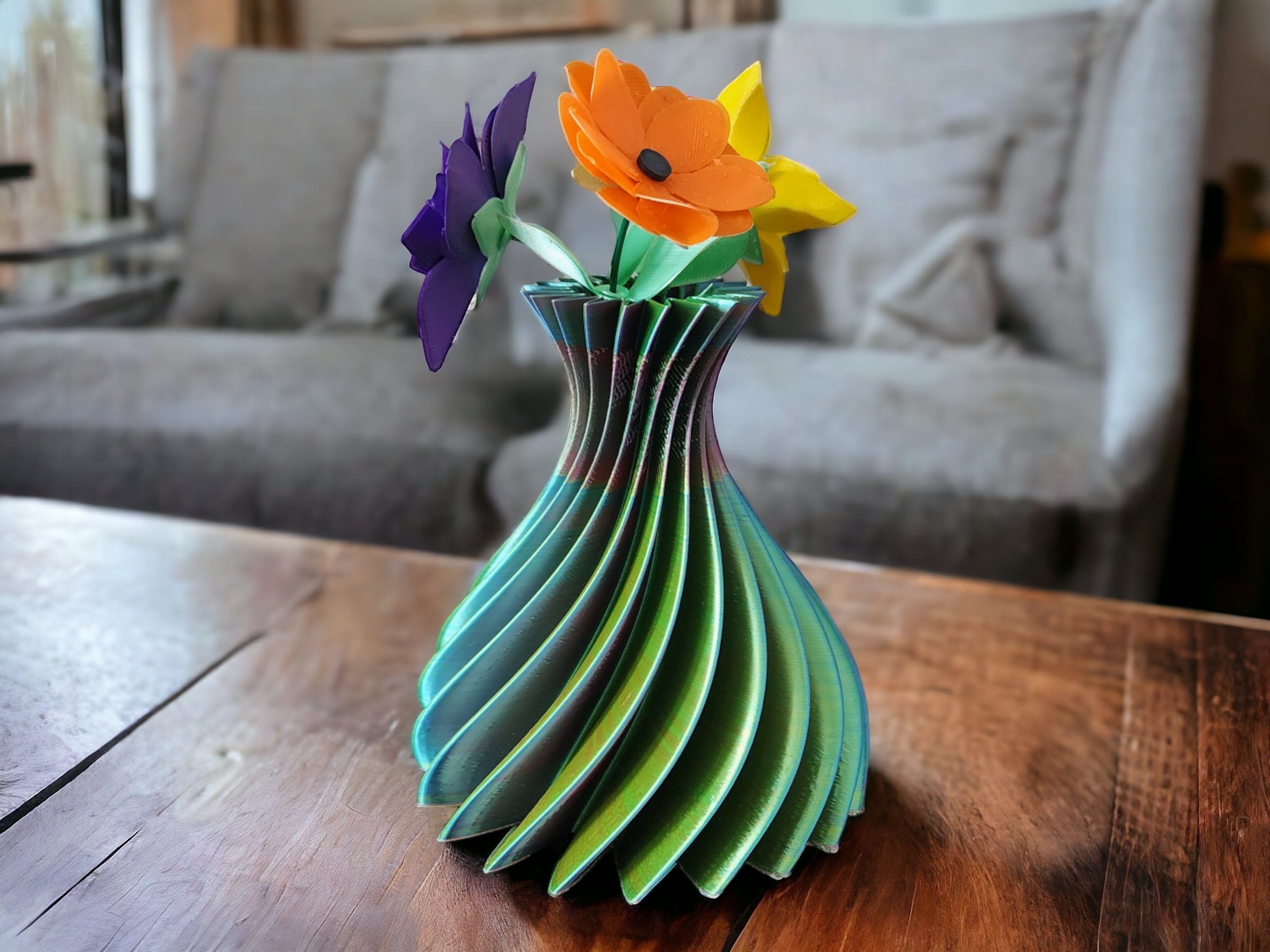 3d-printed Paper Like Vase - Etsy