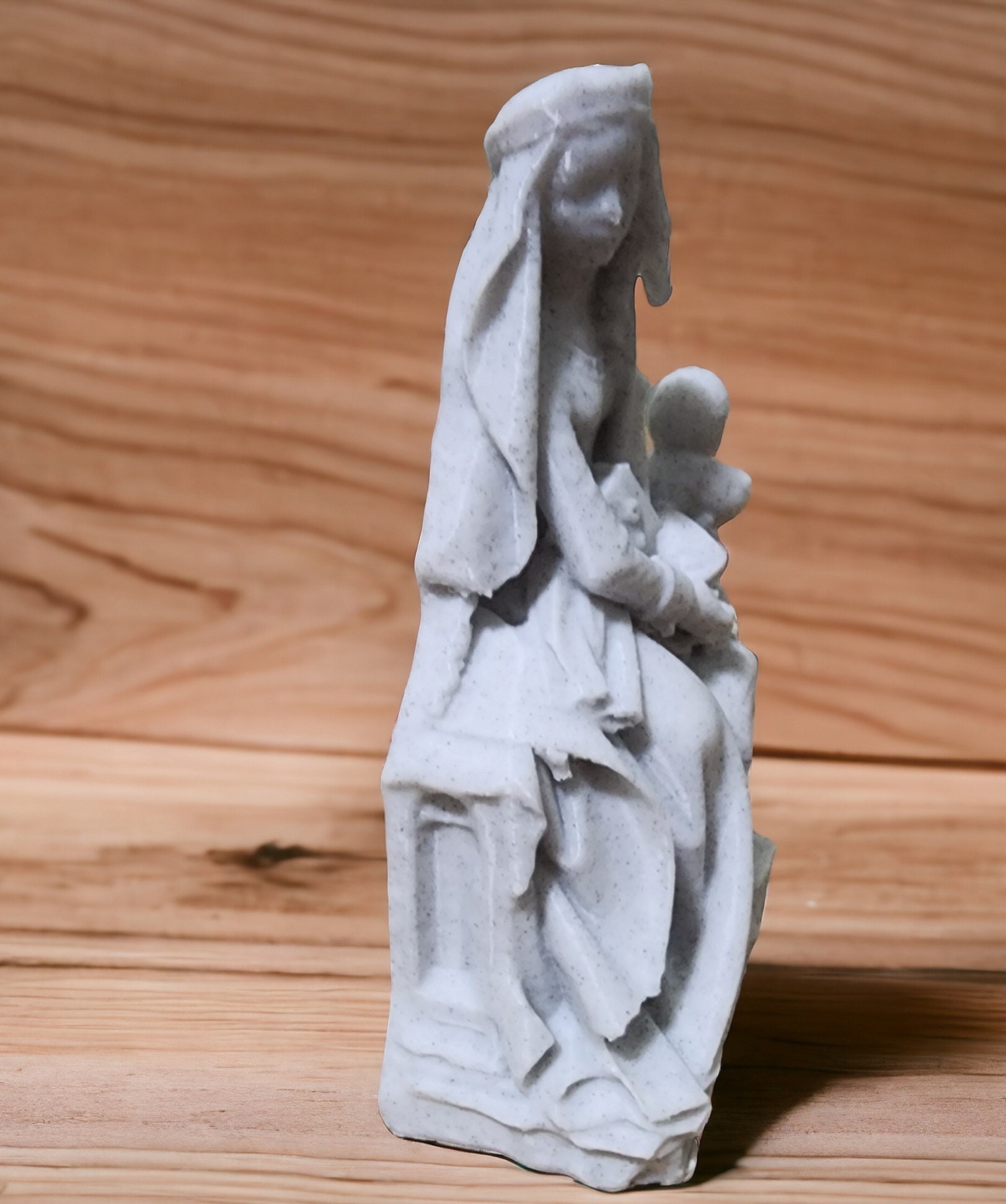 Virgin and Child 3d-printed Statue - Etsy