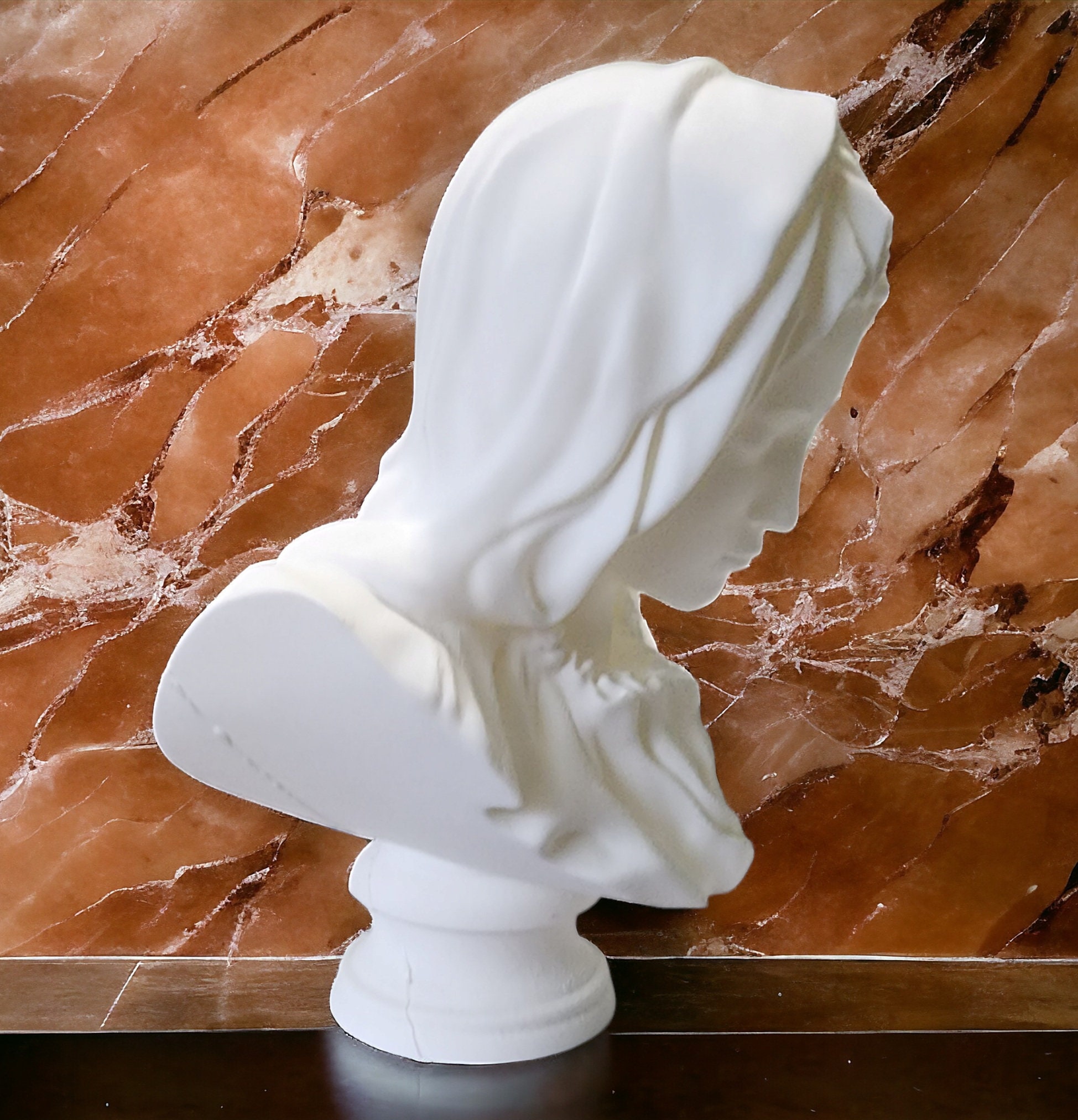 Virgin Mary Bust From the Pieta - Etsy