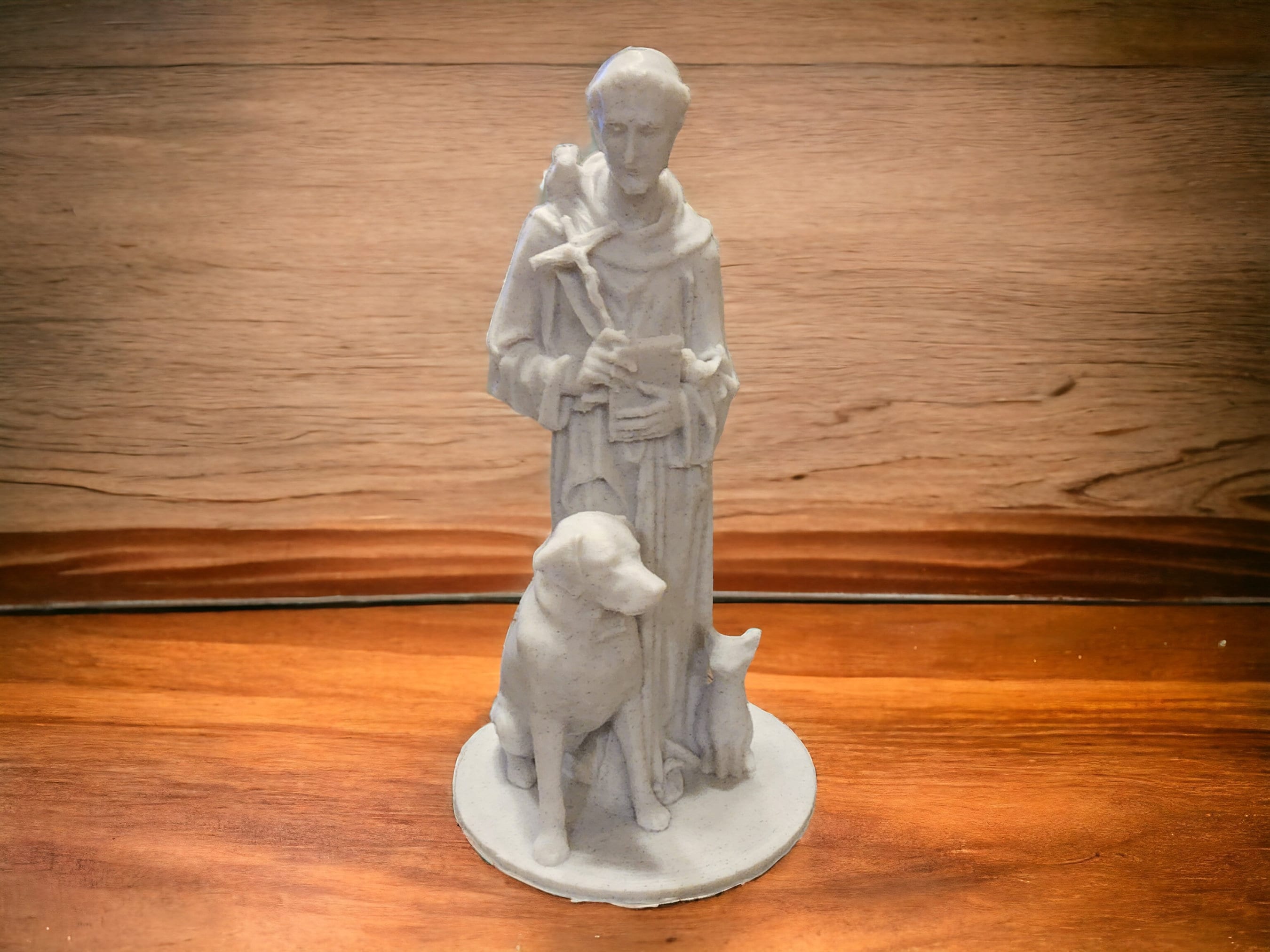 St Francis of Assisi 3d Printed Statue - Etsy