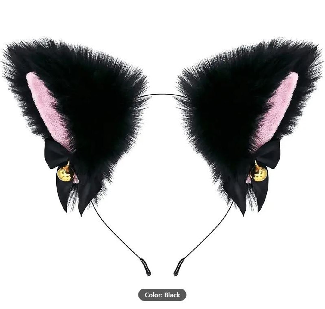 Soft Kitty Ears With Bells - Etsy
