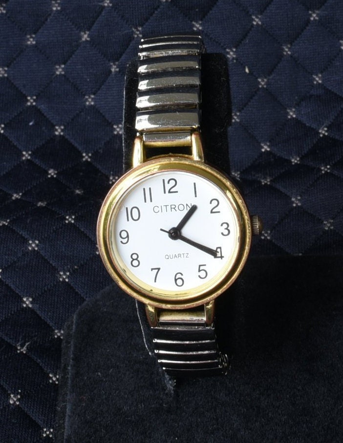 Elegant Ladies Citron Quartz Watch Gold Coloured Case and - Etsy UK