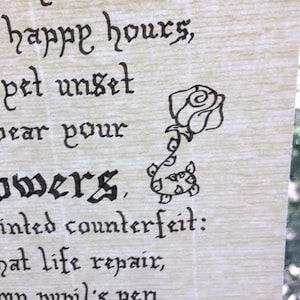 Sonnet XVI (16) by William Shakespeare//handwritten Poem//medieval ...