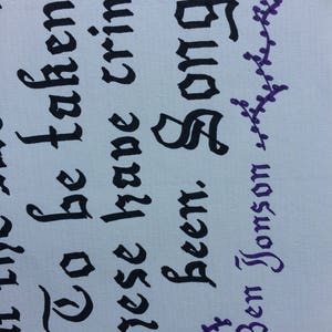 Excerpt of Ben Jonson's Song to Celia From His Play "volpone ...