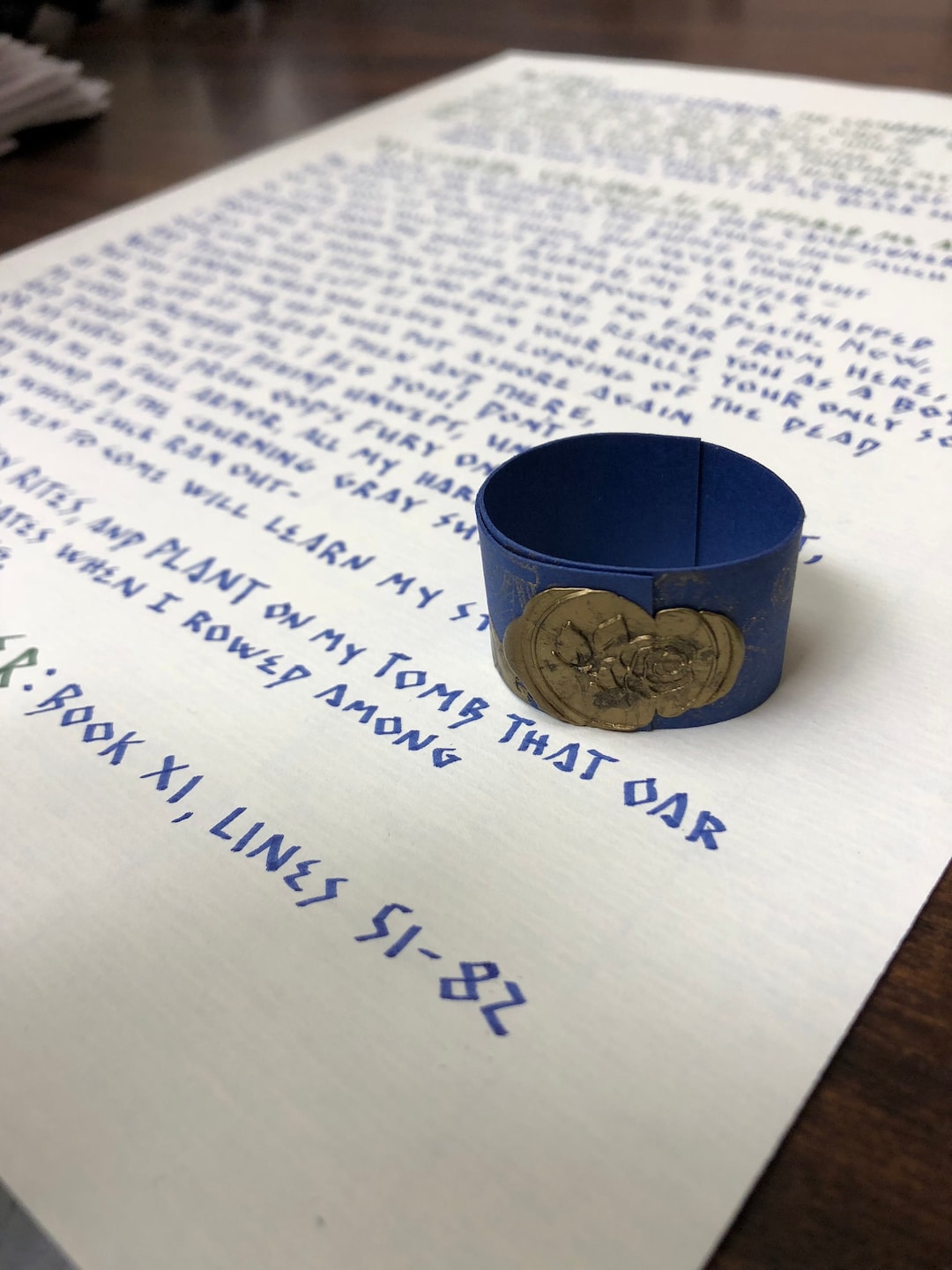 The Odyssey Excerpt Homer Translated by Robert Fagles in Greek Style ...