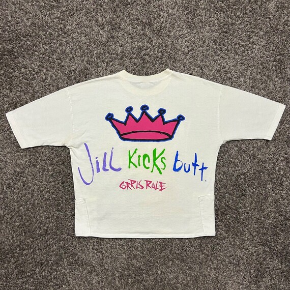 Vintage Girls Rule Shirt Jack & Jill 80s 90s Graphic … - Gem