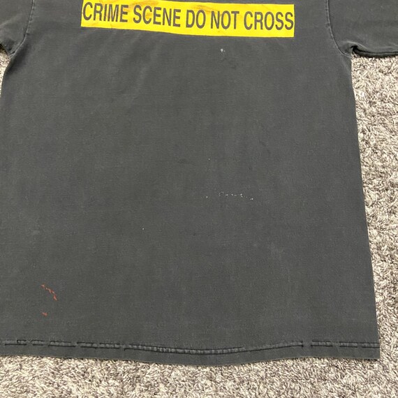 Vintage Crime Scene Shirt Sun Faded Graphic Tee 90s y… - Gem