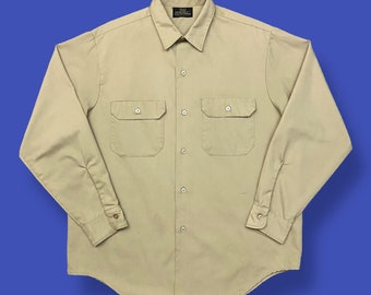 Tan Work Shirt - Etsy