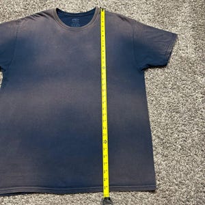 Thrashed Shirt Sun Faded Tee Short Sleeve Y2k Grunge Aesthetic Navy ...