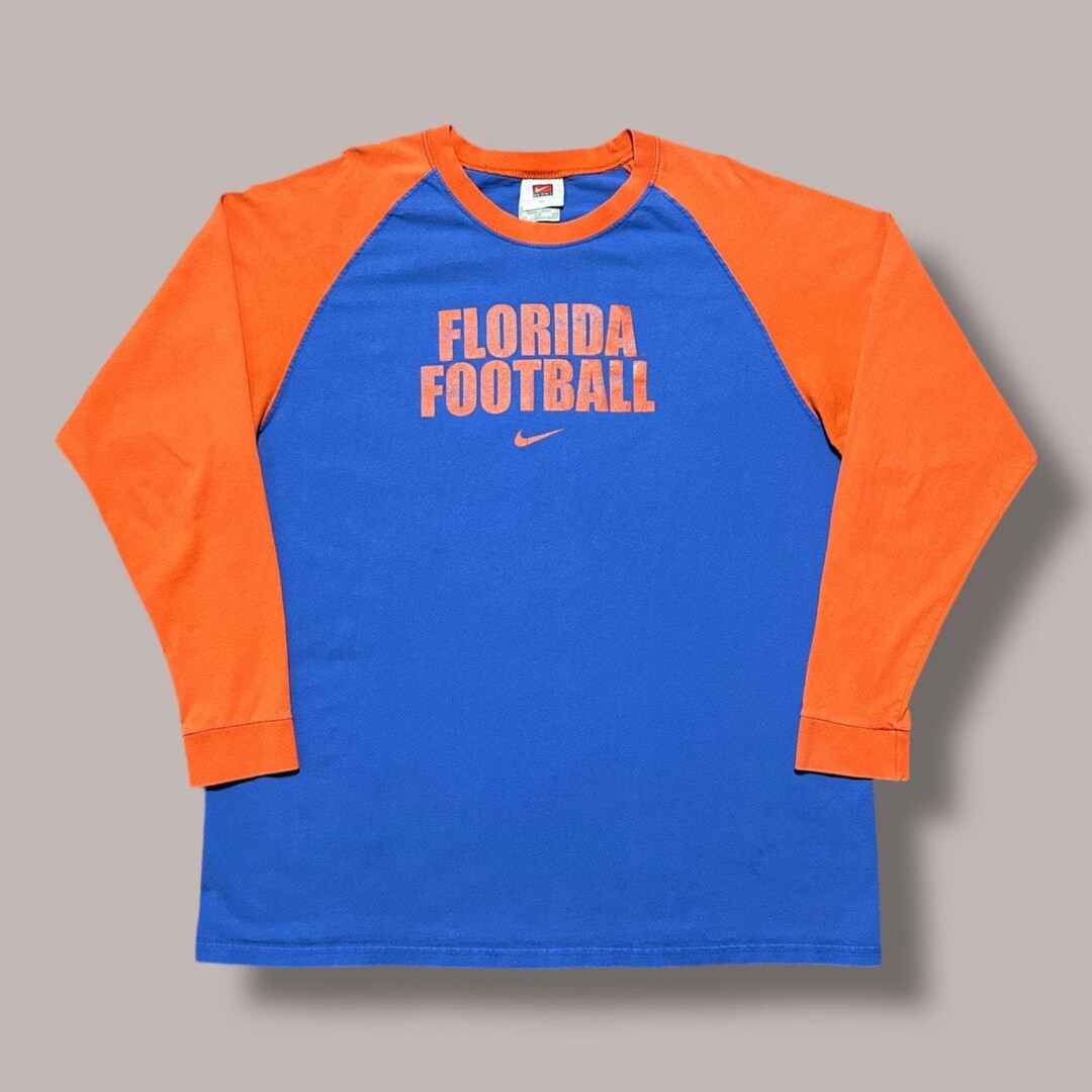 Vintage Nike Shirt Y2k Florida Football Long Sleeve Distressed Faded ...