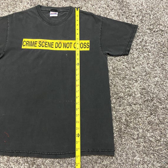 Vintage Crime Scene Shirt Sun Faded Graphic Tee 90s y… - Gem