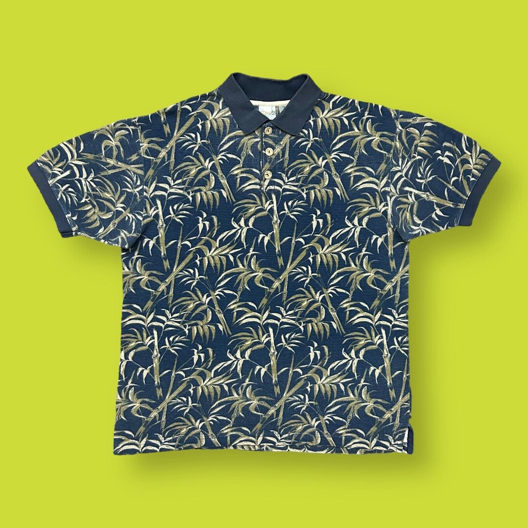 Vintage Polo Shirt Floral Collared Ocean Pacific 90s Faded Cotton All ...
