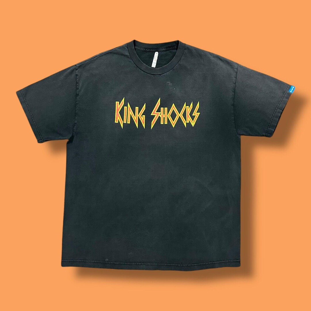 Sun Faded Shirt Y2k Graphic Tee King Shocks Offroad Racing Cotton Black ...