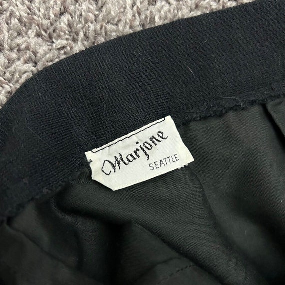 Vintage 60s Marjone Seattle Maxi Skirt Long Wool Plai… - Gem