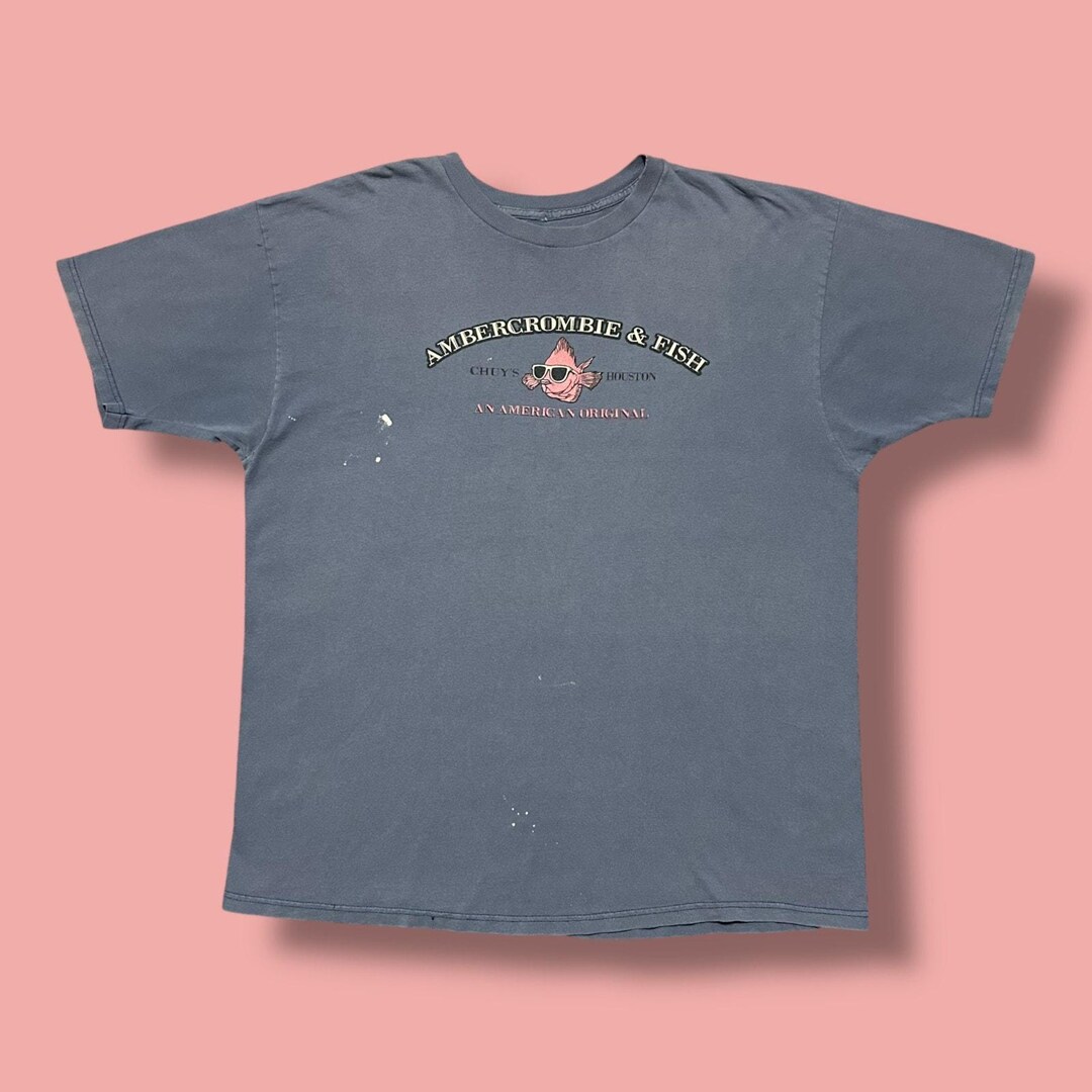 Vintage Chuys Houston Shirt Ambercrombie & Fish Parody Faded Distressed ...