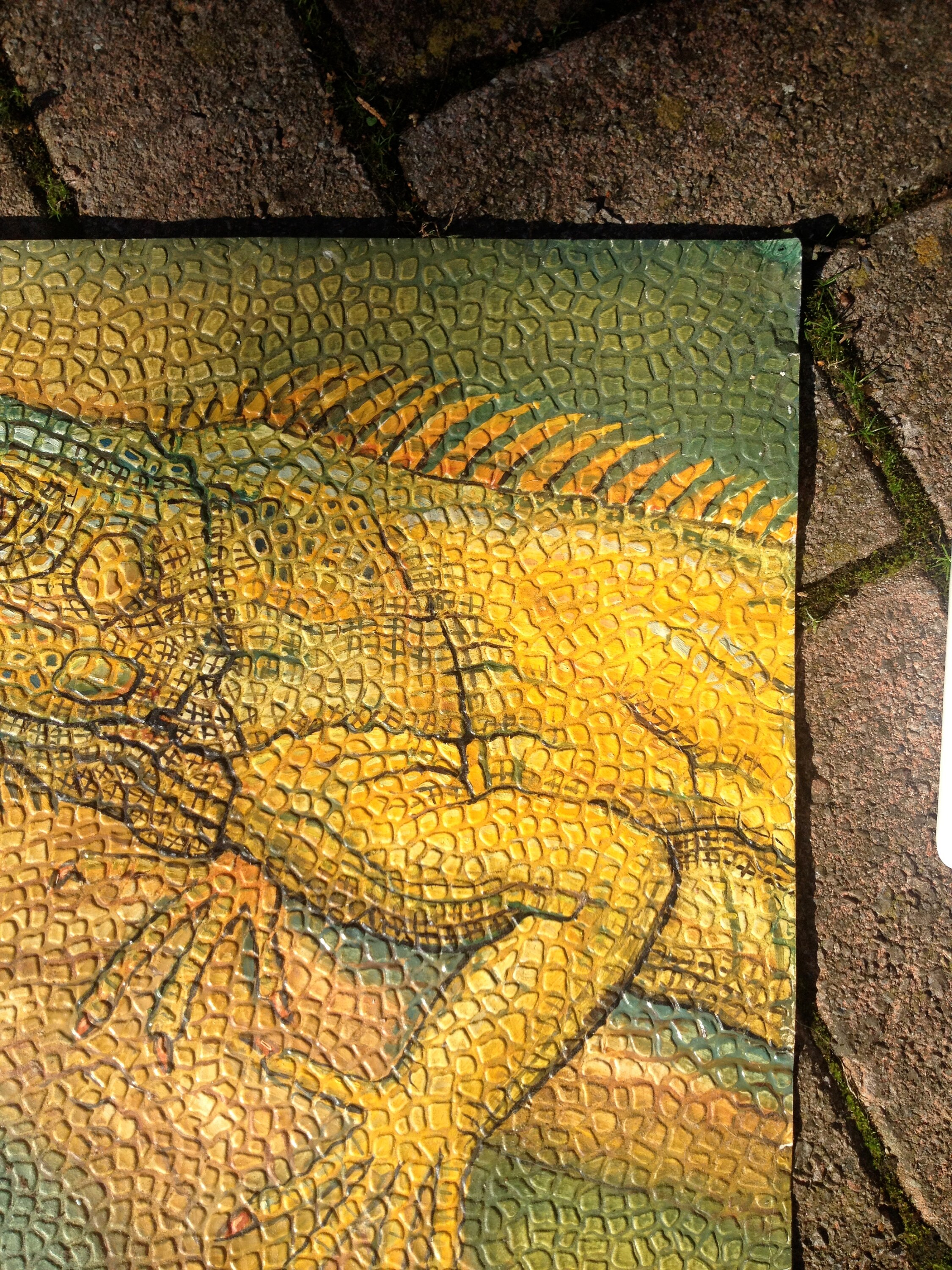 Painting of a Fire Salamander - Etsy